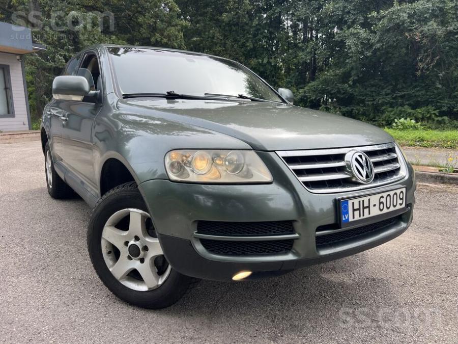 Zaļš Volkswagen Touareg 2002 Rīga, ar dzinēja tilpumu 3.20 L un nobraukumu 374 tūkst. km par 3480 €, foto 7 vietnē AUTOMOTO.COM.LV