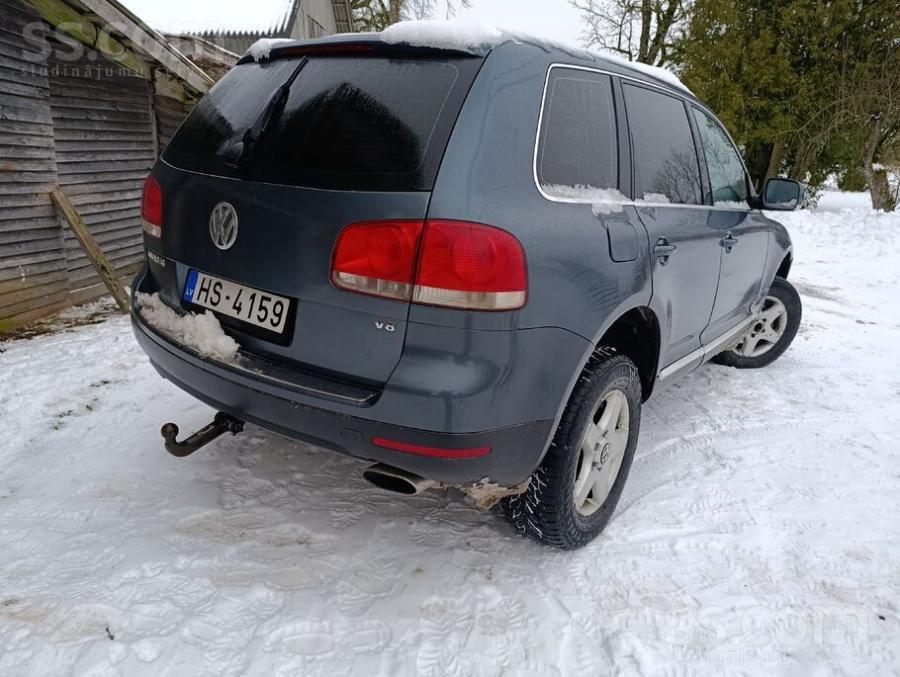 Зеленый Фольксваген Туарег 2003 в Талси, объемом двигателя 4.20 л и пробегом 227 тыс. км за 4200 €, фото 5 на AUTOMOTO.COM.LV
