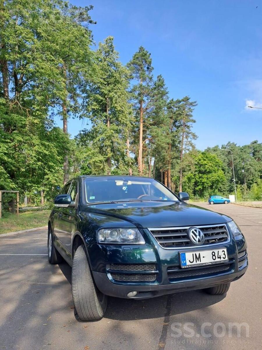 Зеленый Фольксваген Туарег 2005 в Даугавпилс, объемом двигателя 3.00 л и пробегом 394 тыс. км за 3550 €, фото 7 на AUTOMOTO.COM.LV