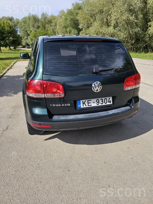 Volkswagen Touareg 2005 Rīga vietnē Zaļš Volkswagen Touareg 2005 Rīga, ar dzinēja tilpumu 3.00 L un nobraukumu 357 tūkst. km par 4950 €, foto 3 vietnē AUTOMOTO.COM.LV