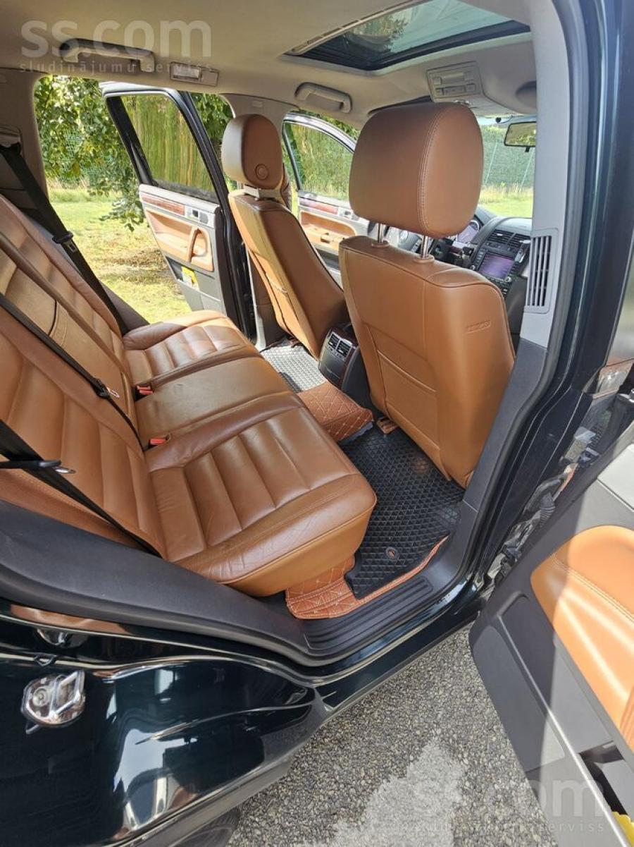 Zaļš Volkswagen Touareg 2005 Rīga, ar dzinēja tilpumu 3.00 L un nobraukumu 357 tūkst. km par 4950 €, foto 6 vietnē AUTOMOTO.COM.LV