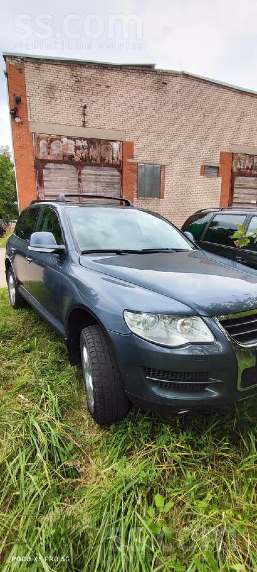Zaļš Volkswagen Touareg 2007 Ludza, ar dzinēja tilpumu 2.50 L un nobraukumu 204 tūkst. km par 2800 €, foto 3 vietnē AUTOMOTO.COM.LV