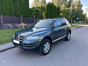 Green Volkswagen Touareg 2007 in Vilnius, with an engine capacity of 2.97 L and mileage of 251 thousand km for 3750 €, photo 6 on AUTOMOTO.COM.LV