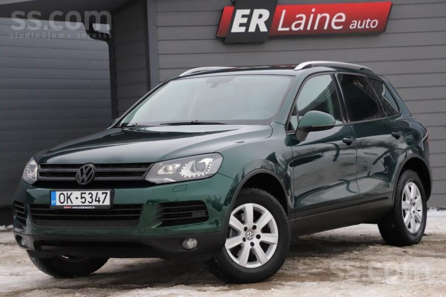 Zaļš Volkswagen Touareg 2011 Tukums, ar dzinēja tilpumu 3.00 L un nobraukumu 296 tūkst. km par 8900 €, foto 2 vietnē AUTOMOTO.COM.LV