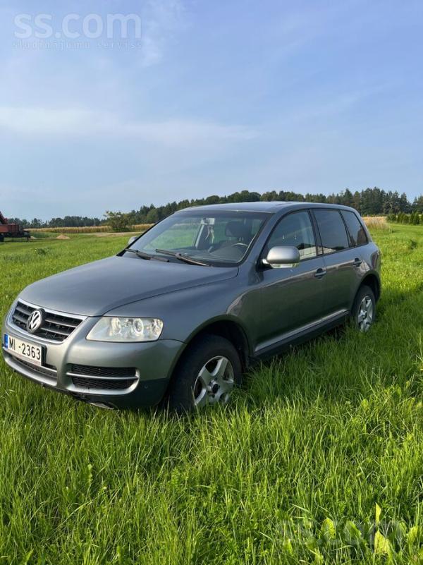 Volkswagen Touareg 2004 Ogre vietnē Pelēks Volkswagen Touareg 2004 Ogre, ar dzinēja tilpumu 2.50 L un nobraukumu 291 tūkst. km par 2800 €, foto 1 vietnē AUTOMOTO.COM.LV