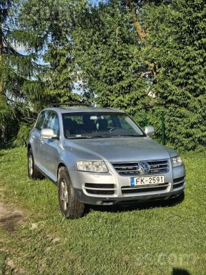 Grey Volkswagen Touareg 2005 in Riga, with an engine capacity of 3.20 L and mileage of 280 thousand km for 2800 €, photo  on AUTOMOTO.COM.LV
