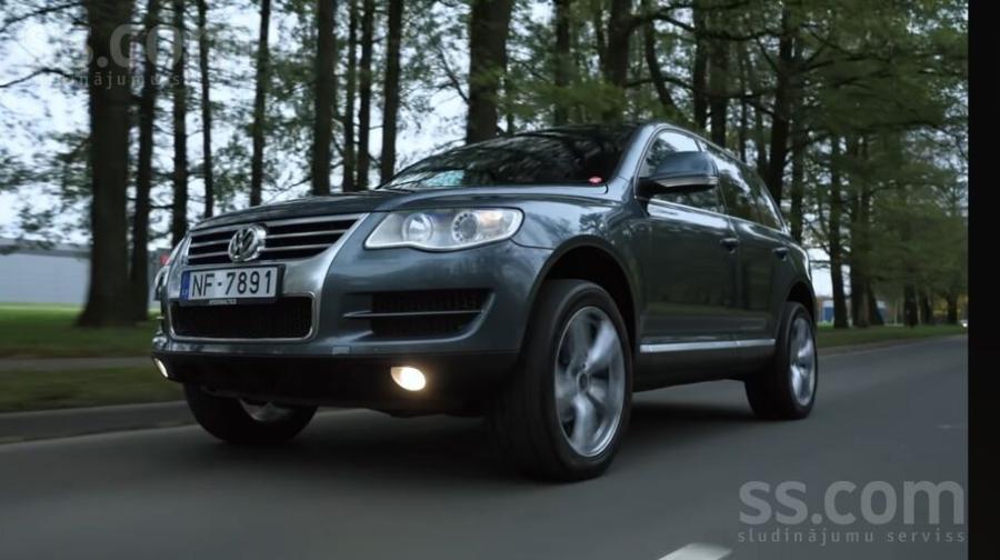 Grey Volkswagen Touareg 2007 in Riga, with an engine capacity of 2.50 L and mileage of 0 thousand km for 3200 €, photo 1 on AUTOMOTO.COM.LV