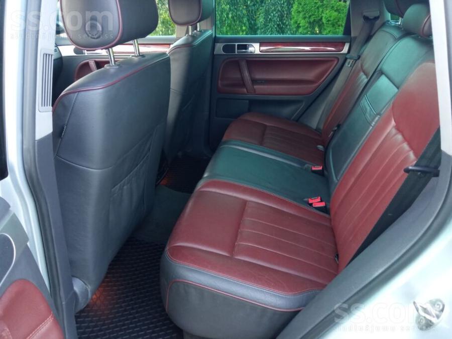 Pelēks Volkswagen Touareg 2008 Rēzekne, ar dzinēja tilpumu 3.00 L un nobraukumu 284 tūkst. km par 4700 €, foto 6 vietnē AUTOMOTO.COM.LV