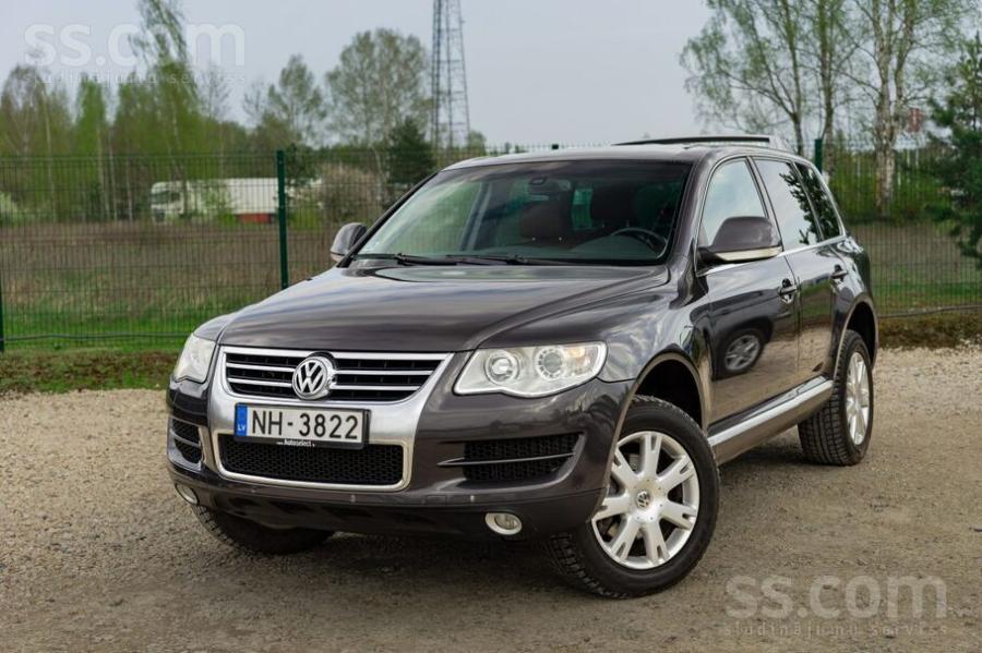 Pelēks Volkswagen Touareg 2009 Rīga, ar dzinēja tilpumu 3.00 L un nobraukumu 0 tūkst. km par 8490 €, foto 1 vietnē AUTOMOTO.COM.LV