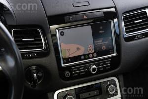 Grey Volkswagen Touareg 2011 in Riga, with an engine capacity of 3.00 L and mileage of 278 thousand km for 9000 €, photo 16 on AUTOMOTO.COM.LV