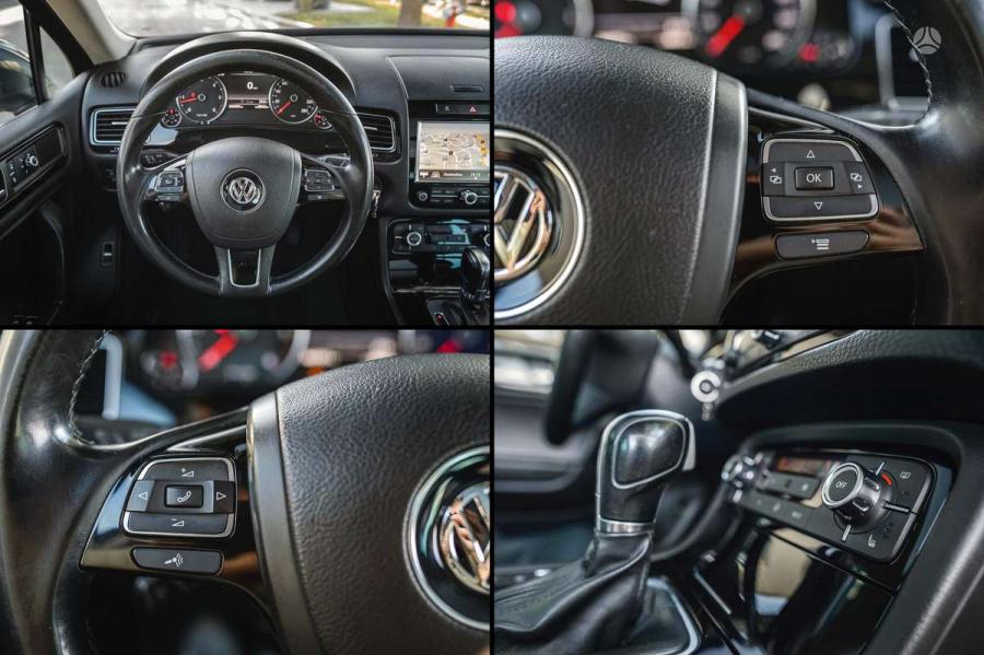 Pelēks Volkswagen Touareg 2012 Kauņa, ar dzinēja tilpumu 2.97 L un nobraukumu 360 tūkst. km par 11500 €, foto 14 vietnē AUTOMOTO.COM.LV