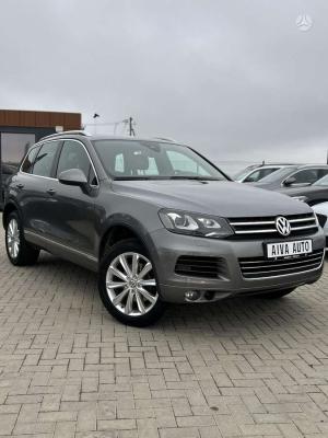 Grey Volkswagen Touareg 2012 in Kaunas, with an engine capacity of 2.97 L and mileage of 353 thousand km for 9700 €, photo 6 on AUTOMOTO.COM.LV