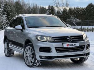 Pelēks Volkswagen Touareg 2013 Utena, ar dzinēja tilpumu 2.97 L un nobraukumu 285 tūkst. km par 11950 €, foto 7 vietnē AUTOMOTO.COM.LV