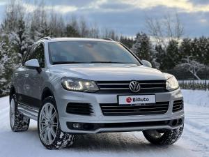 Pelēks Volkswagen Touareg 2013 Utena, ar dzinēja tilpumu 2.97 L un nobraukumu 285 tūkst. km par 11950 €, foto 9 vietnē AUTOMOTO.COM.LV
