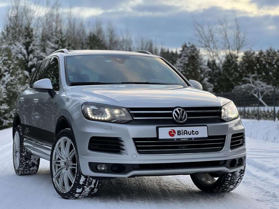 Pelēks Volkswagen Touareg 2013 Utena, ar dzinēja tilpumu 2.97 L un nobraukumu 285 tūkst. km par 11950 €, foto 9 vietnē AUTOMOTO.COM.LV