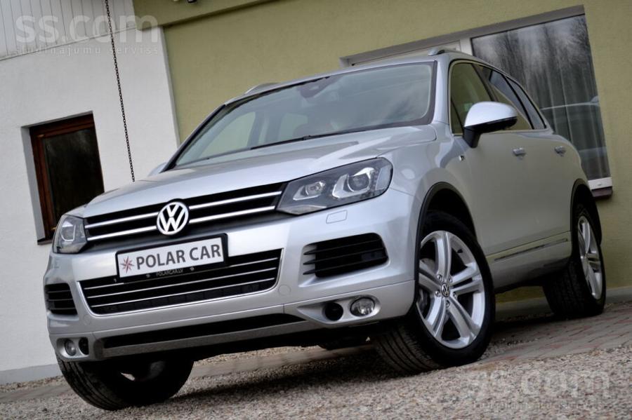 Pelēks Volkswagen Touareg 2014 Tukums, ar dzinēja tilpumu 3.00 L un nobraukumu 258 tūkst. km par 14190 €, foto 1 vietnē AUTOMOTO.COM.LV