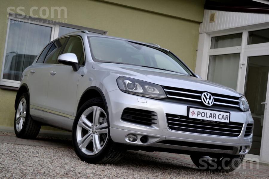 Pelēks Volkswagen Touareg 2014 Tukums, ar dzinēja tilpumu 3.00 L un nobraukumu 258 tūkst. km par 14190 €, foto 3 vietnē AUTOMOTO.COM.LV