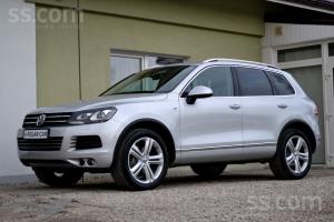 Pelēks Volkswagen Touareg 2014 Tukums, ar dzinēja tilpumu 3.00 L un nobraukumu 258 tūkst. km par 14190 €, foto 7 vietnē AUTOMOTO.COM.LV