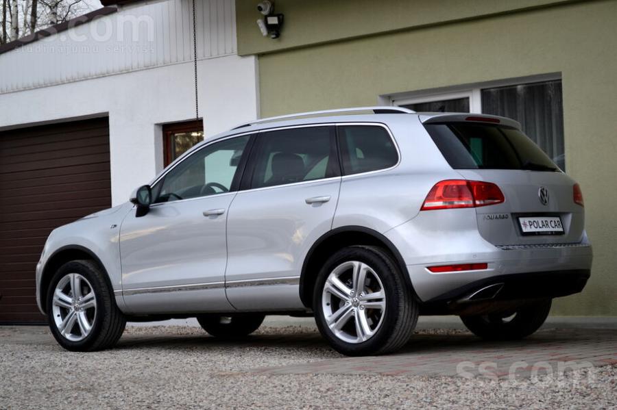 Pelēks Volkswagen Touareg 2014 Tukums, ar dzinēja tilpumu 3.00 L un nobraukumu 258 tūkst. km par 14190 €, foto 10 vietnē AUTOMOTO.COM.LV