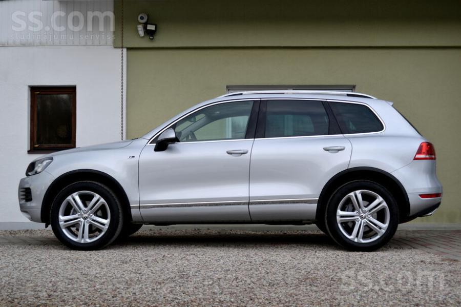 Pelēks Volkswagen Touareg 2014 Tukums, ar dzinēja tilpumu 3.00 L un nobraukumu 258 tūkst. km par 14190 €, foto 11 vietnē AUTOMOTO.COM.LV