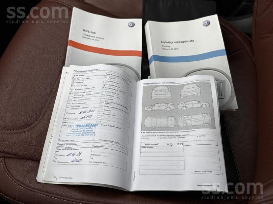 Pelēks Volkswagen Touareg 2016 Liepāja, ar dzinēja tilpumu 3.00 L un nobraukumu 181 tūkst. km par 18500 €, foto 34 vietnē AUTOMOTO.COM.LV
