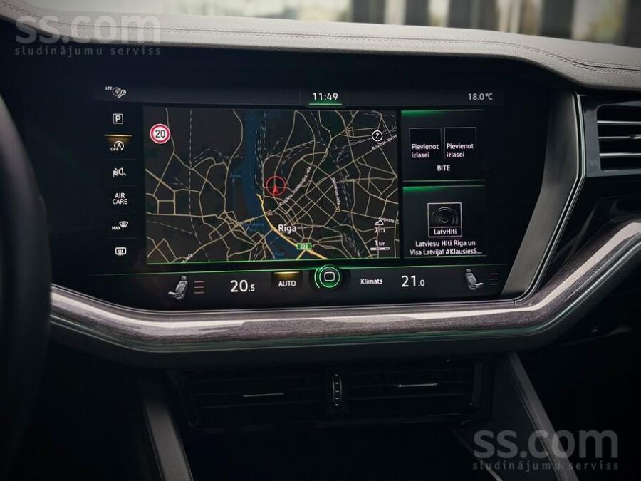 Pelēks Volkswagen Touareg 2019 Rīga, ar dzinēja tilpumu 3.00 L un nobraukumu 188 tūkst. km par 32000 €, foto 31 vietnē AUTOMOTO.COM.LV