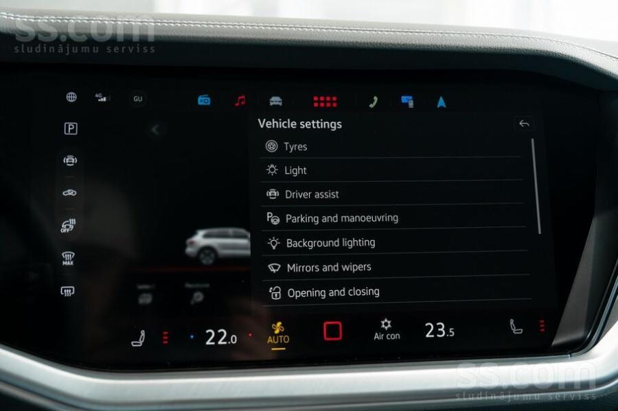 Pelēks Volkswagen Touareg 2023 Rīga, ar dzinēja tilpumu 3.00 L un nobraukumu 33 tūkst. km par 49500 €, foto 23 vietnē AUTOMOTO.COM.LV