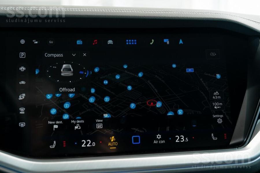 Pelēks Volkswagen Touareg 2023 Rīga, ar dzinēja tilpumu 3.00 L un nobraukumu 33 tūkst. km par 49500 €, foto 26 vietnē AUTOMOTO.COM.LV