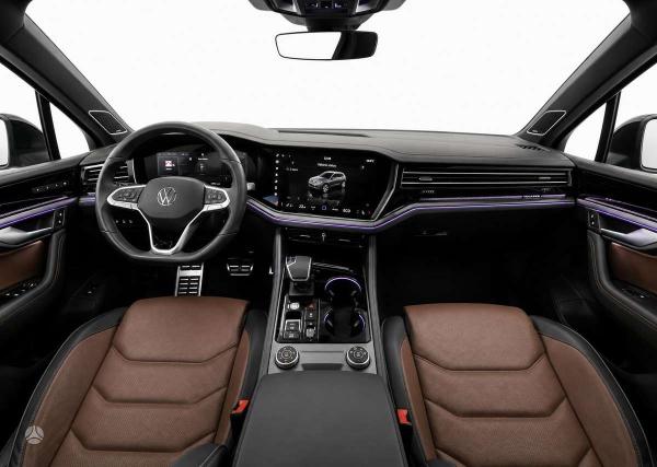 Pelēks Volkswagen Touareg 2024 Kauņa, ar dzinēja tilpumu 2.97 L un nobraukumu 63 tūkst. km par 64900 €, foto 6 vietnē AUTOMOTO.COM.LV