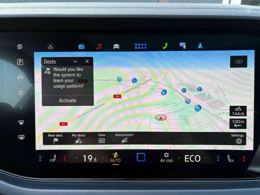 Pelēks Volkswagen Touareg 2025 Viļņa, ar dzinēja tilpumu 2.97 L un nobraukumu 17 tūkst. km par 75500 €, foto 31 vietnē AUTOMOTO.COM.LV