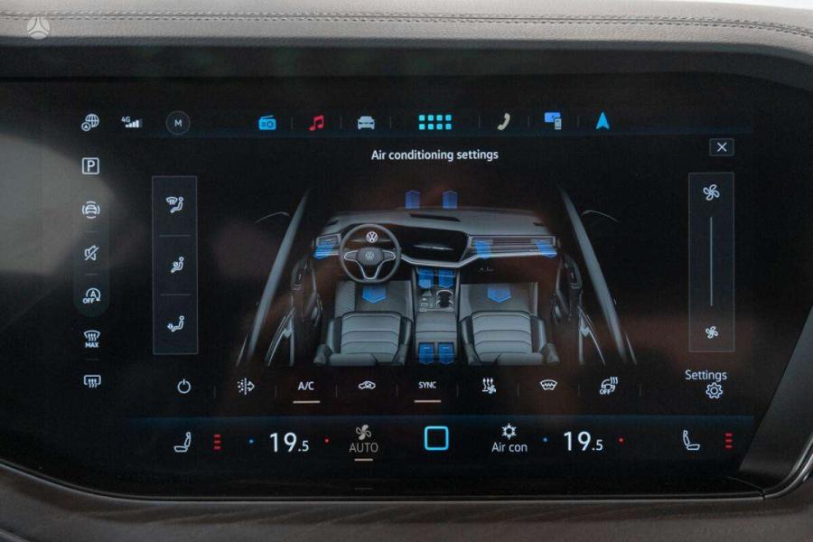 Pelēks Volkswagen Touareg 2025 Viļņa, ar dzinēja tilpumu 3.00 L un nobraukumu 41 tūkst. km par 55900 €, foto 18 vietnē AUTOMOTO.COM.LV
