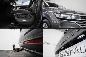 Grey Volkswagen Touareg 2023 in Tallinn, with an engine capacity of 3.00 L and mileage of 151 thousand km for 39200 €, photo 13 on AUTOMOTO.COM.LV