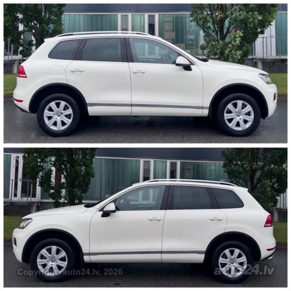 White Volkswagen Touareg 2011 in Tallinn, with an engine capacity of 3.00 L and mileage of 269 thousand km for 9350 €, photo 4 on AUTOMOTO.COM.LV