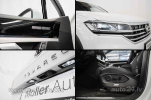 White Volkswagen Touareg 2023 in Tallinn, with an engine capacity of 3.00 L and mileage of 150 thousand km for 40900 €, photo 15 on AUTOMOTO.COM.LV