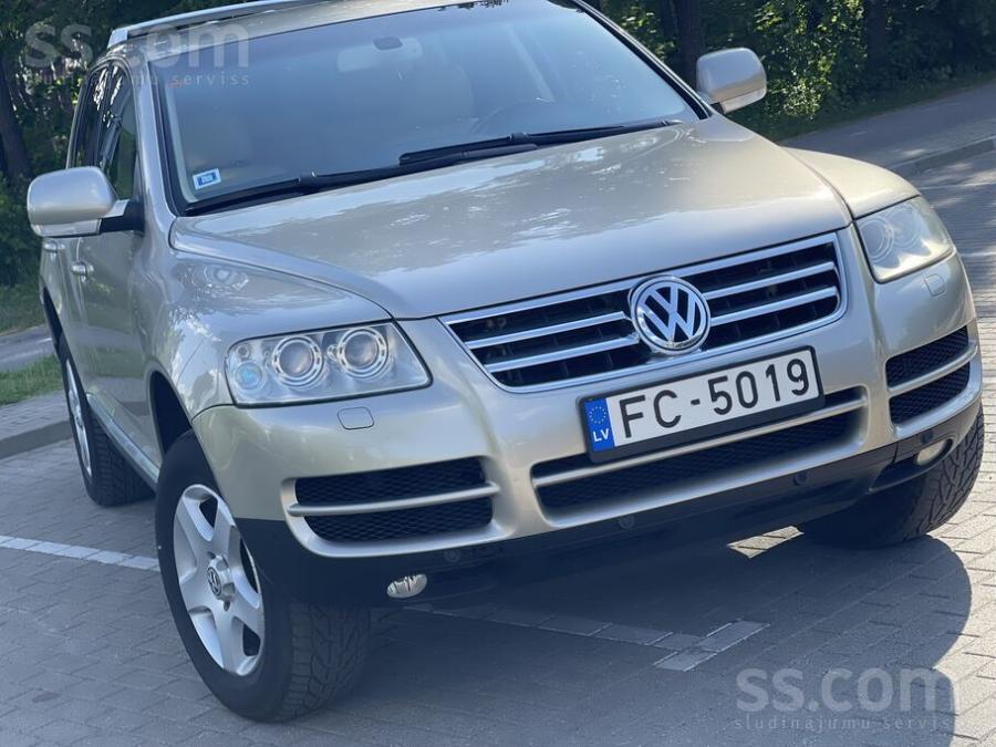Dzeltens Volkswagen Touareg 2005 Jūrmala, ar dzinēja tilpumu 2.50 L un nobraukumu 0 tūkst. km par 2850 €, foto 12 vietnē AUTOMOTO.COM.LV