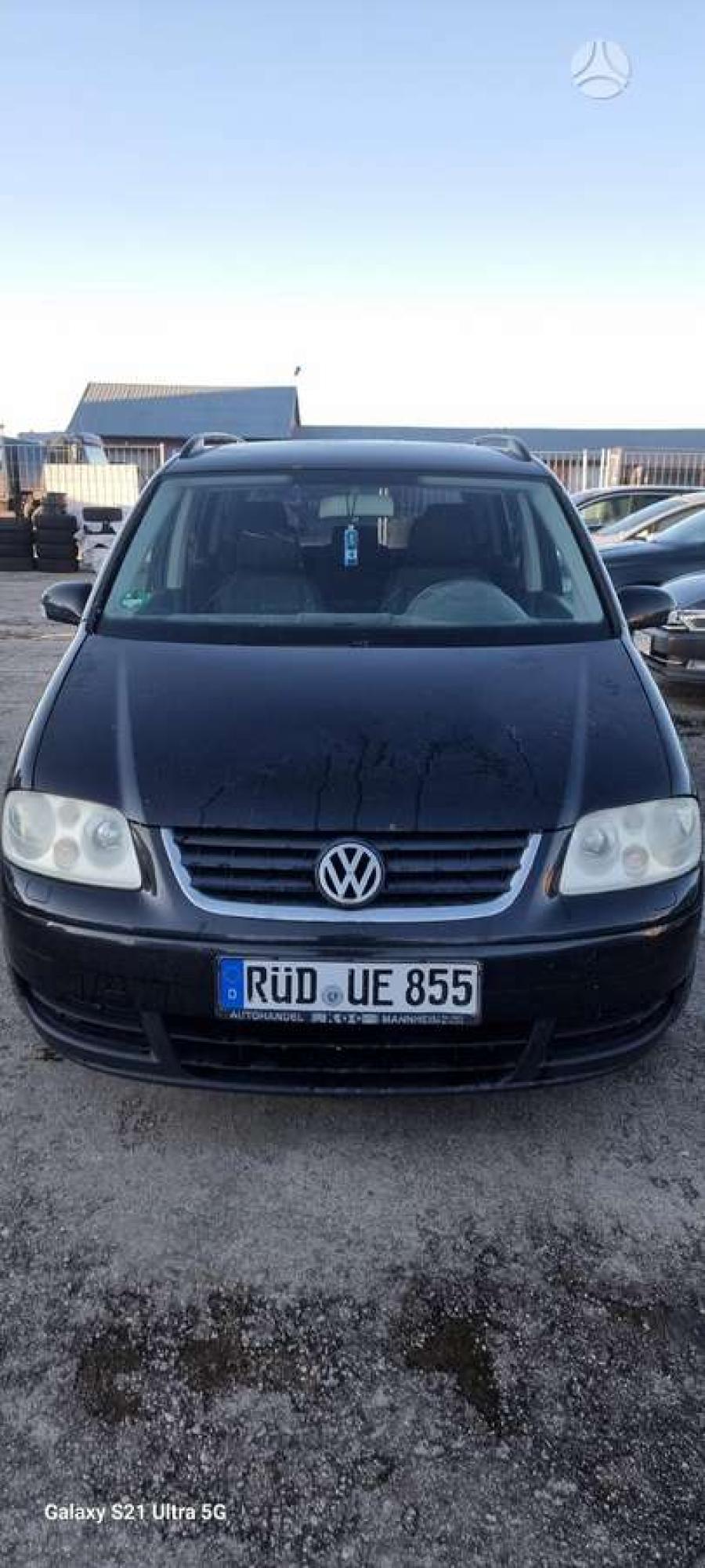 Melns Volkswagen Touran 2004 Kėdainiai, ar dzinēja tilpumu 1.90 L un nobraukumu 349 tūkst. km par 799 €, foto 3 vietnē AUTOMOTO.COM.LV
