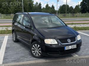 Melns Volkswagen Touran 2004 Jelgava, ar dzinēja tilpumu 1.90 L un nobraukumu 315 tūkst. km par 1800 €, foto  vietnē AUTOMOTO.COM.LV