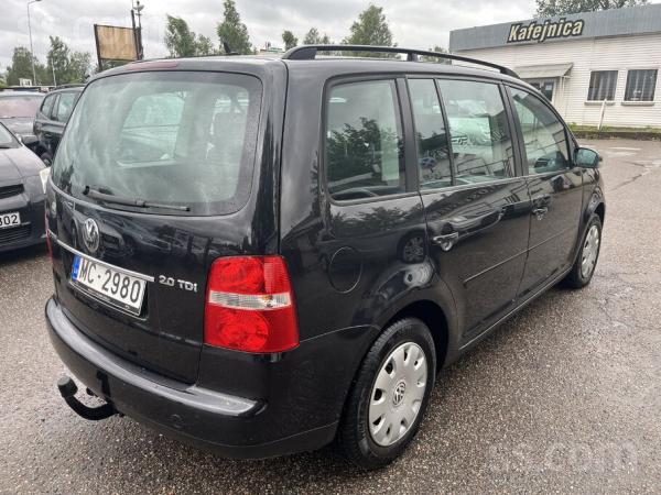 Black Volkswagen Touran 2006 in Riga, with an engine capacity of 2.00 L and mileage of 0 thousand km for 2450 €, photo 2 on AUTOMOTO.COM.LV