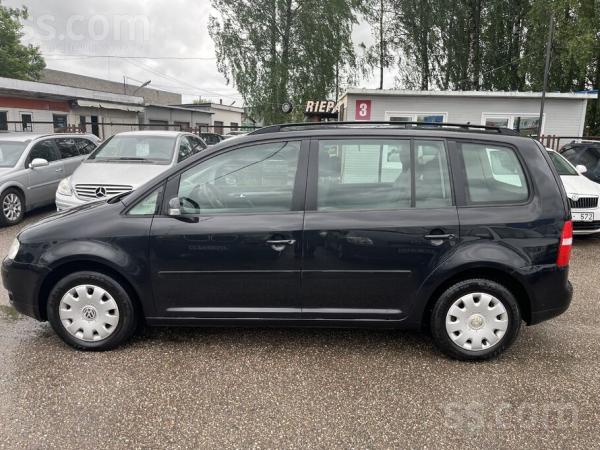 Black Volkswagen Touran 2006 in Riga, with an engine capacity of 2.00 L and mileage of 0 thousand km for 2450 €, photo 5 on AUTOMOTO.COM.LV