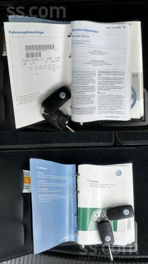 Black Volkswagen Touran 2007 in Jurmala, with an engine capacity of 1.40 L and mileage of 195 thousand km for 4590 €, photo 36 on AUTOMOTO.COM.LV