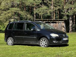 Black Volkswagen Touran 2007 in Riga, with an engine capacity of 2.00 L and mileage of 0 thousand km for 900 €, photo  on AUTOMOTO.COM.LV