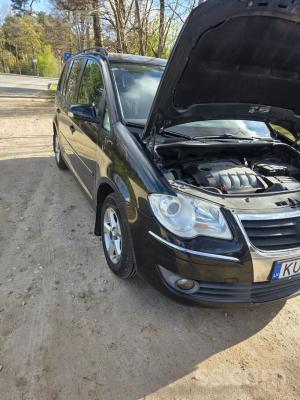 Black Volkswagen Touran 2007 in Ogre, with an engine capacity of 1.90 L and mileage of 349 thousand km for 1900 €, photo  on AUTOMOTO.COM.LV
