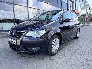 Black Volkswagen Touran 2007 in Vilnius, with an engine capacity of 1.97 L and mileage of 224 thousand km for 3700 €, photo  on AUTOMOTO.COM.LV