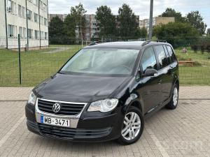 Melns Volkswagen Touran 2007 Jelgava, ar dzinēja tilpumu 1.90 L un nobraukumu 0 tūkst. km par 2150 €, foto  vietnē AUTOMOTO.COM.LV