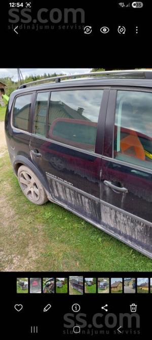 Black Volkswagen Touran 2007 in Limbazi, with an engine capacity of 1.90 L and mileage of 388 thousand km for 1200 €, photo  on AUTOMOTO.COM.LV