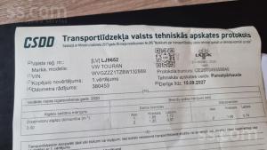 Melns Volkswagen Touran 2008 Cēsis, ar dzinēja tilpumu 1.90 L un nobraukumu 380 tūkst. km par 2200 €, foto 14 vietnē AUTOMOTO.COM.LV