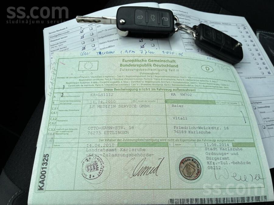 Melns Volkswagen Touran 2010 Daugavpils, ar dzinēja tilpumu 1.90 L un nobraukumu 0 tūkst. km par 4950 €, foto 26 vietnē AUTOMOTO.COM.LV