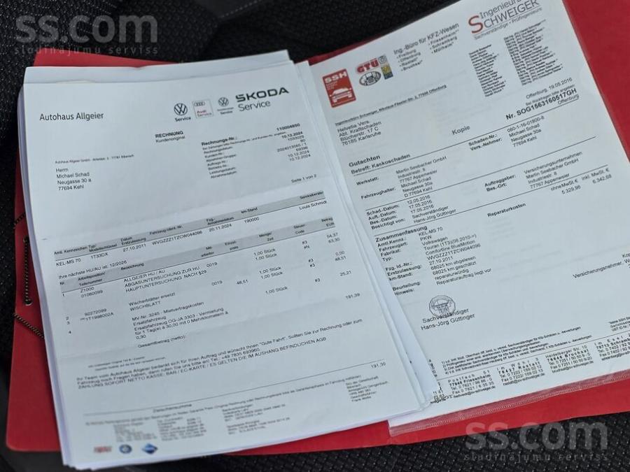 Черный Фольксваген Туран 2011 в Лиепая, объемом двигателя 1.20 л и пробегом 213 тыс. км за 4750 €, фото 23 на AUTOMOTO.COM.LV