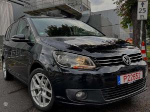 Melns Volkswagen Touran 2011 Kauņa, ar dzinēja tilpumu 1.60 L un nobraukumu 233 tūkst. km par 6100 €, foto  vietnē AUTOMOTO.COM.LV