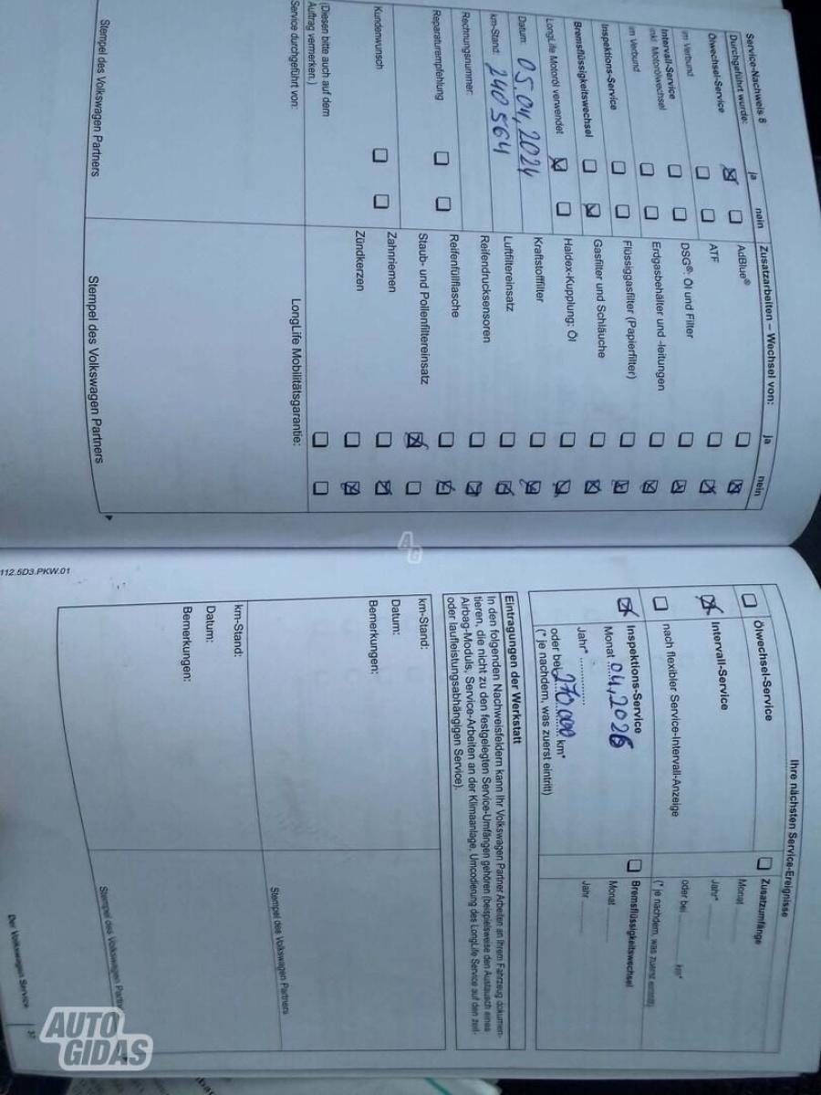 Черный Фольксваген Туран 2011 в Мажейкяй, объемом двигателя 1.60 л и пробегом 274 тыс. км за 5450 €, фото 34 на AUTOMOTO.COM.LV